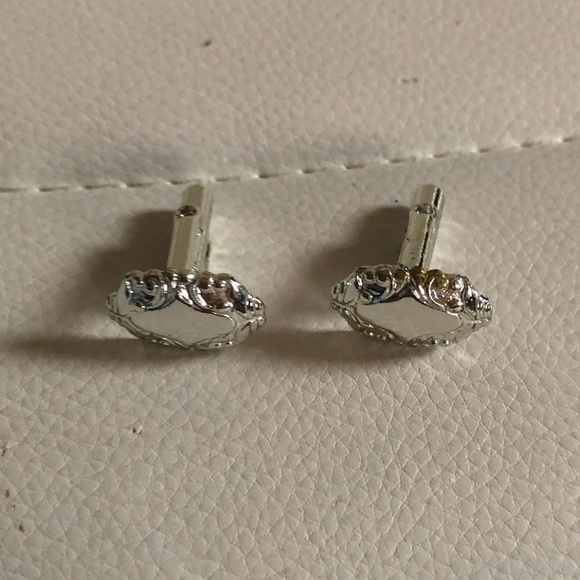 Accessories | Vintage Elegant Silver Cuff Links | Poshmark